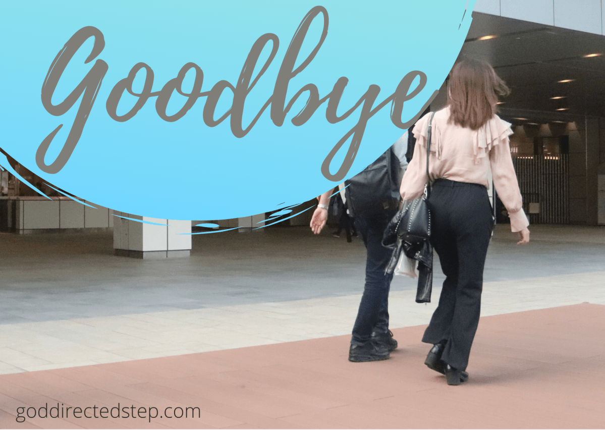 Goodbye Fret Worry – God Directed Steps